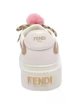 Fendi Leather Platform Sneakers
